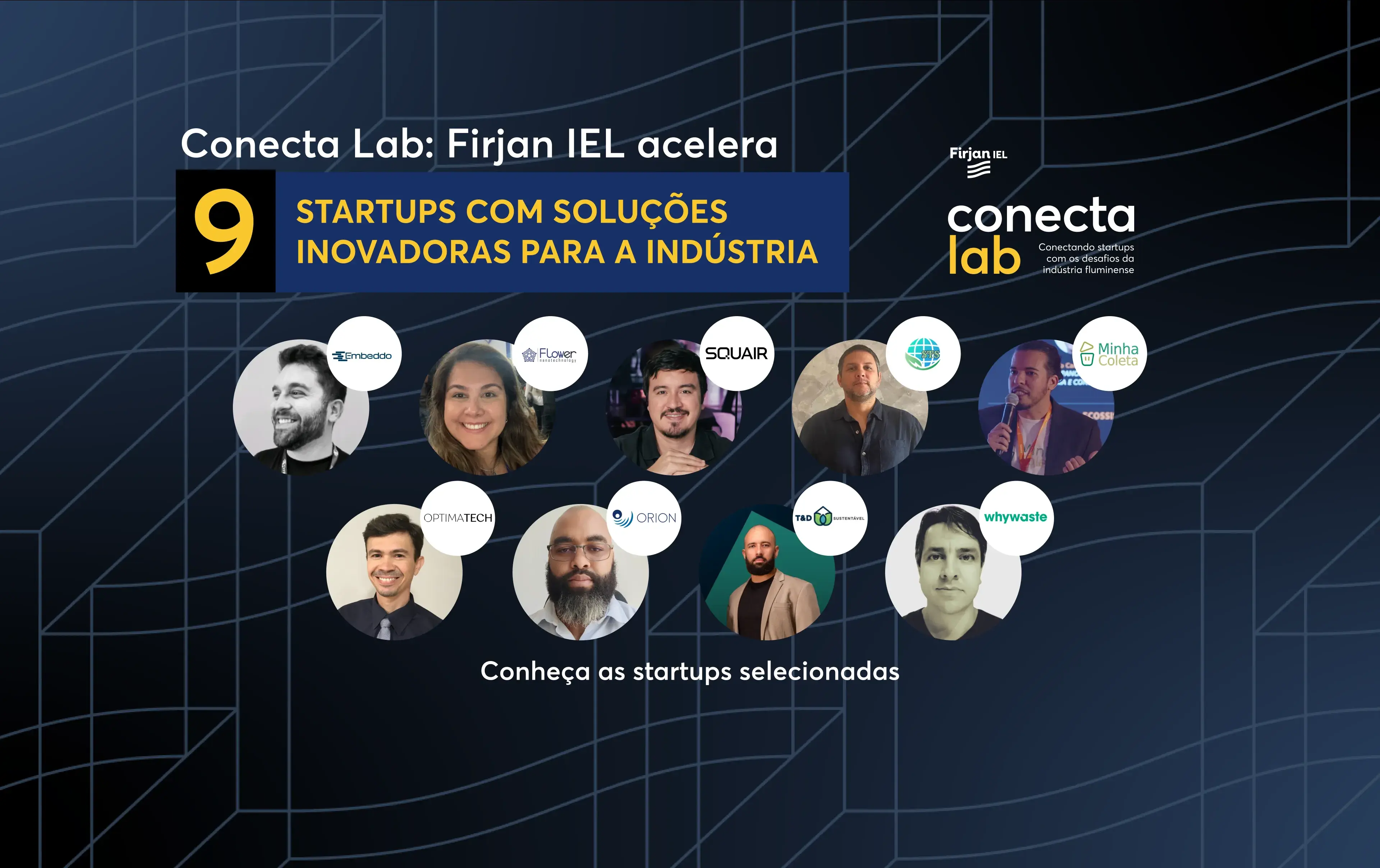 Conecta Lab: Firjan acelera 9 startups con soluciones industriales